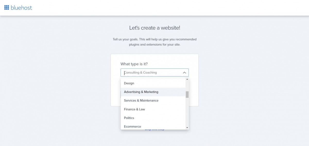 Create a Business Website with Bluehost & WordPress in 2021