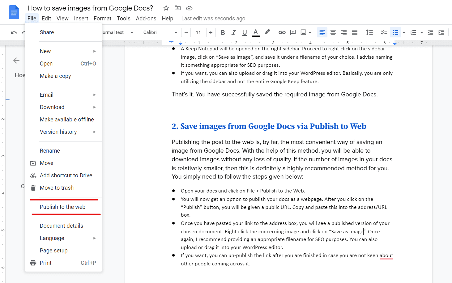 How to Save Images From Google Docs Document to Your Mac or PC ...