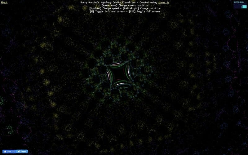 Hopalong Orbits Visualizer: Stunning WebGL Experiment – Gaurav Tiwari