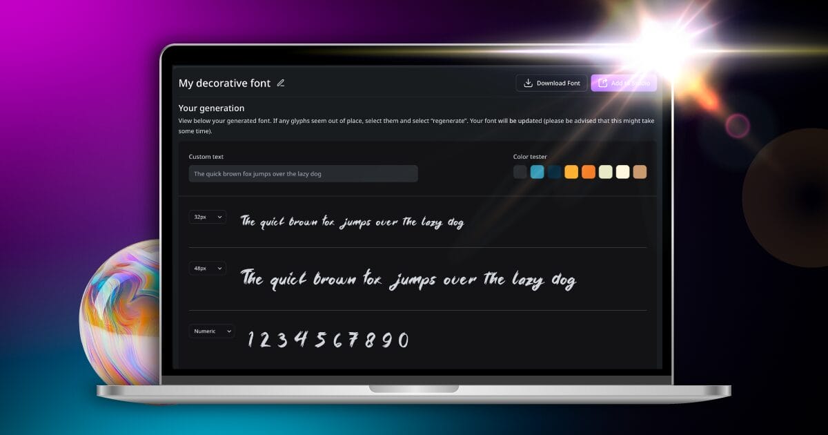 Effortlessly Generate Unique AI-Powered Fonts for Free with This Tool ...